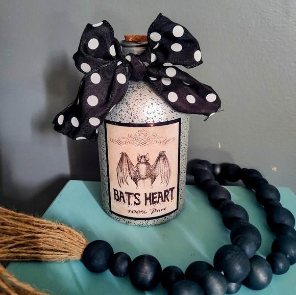 no brand | Holiday | Rae Dunn Inspired Halloween Bats Hearts Glass ...